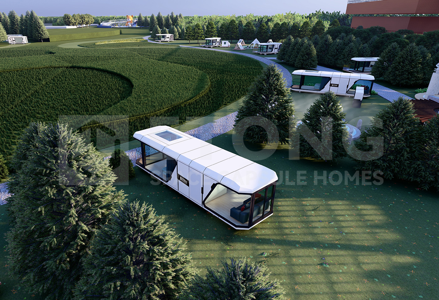 What is a space capsule house? - ETONG space capsule house