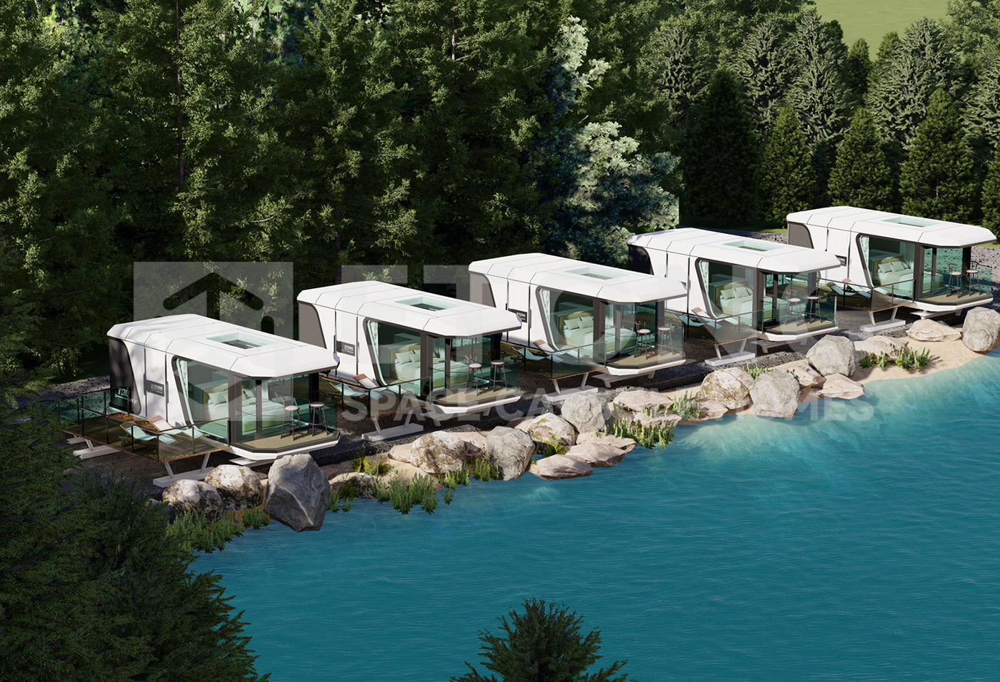 《The Space Capsule Hotel》——A New Scenic Line - ETONG space capsule house